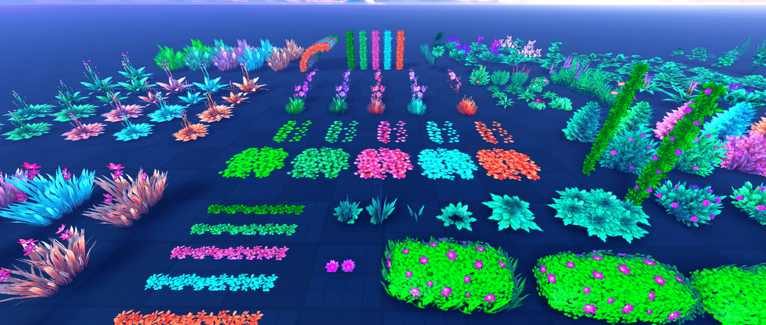 [HUGE] Stylized Roblox Flowers & Bushes Nature Assets Pack