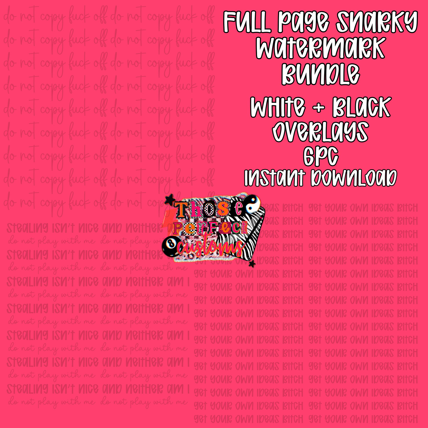 full page watermark bundle - Payhip