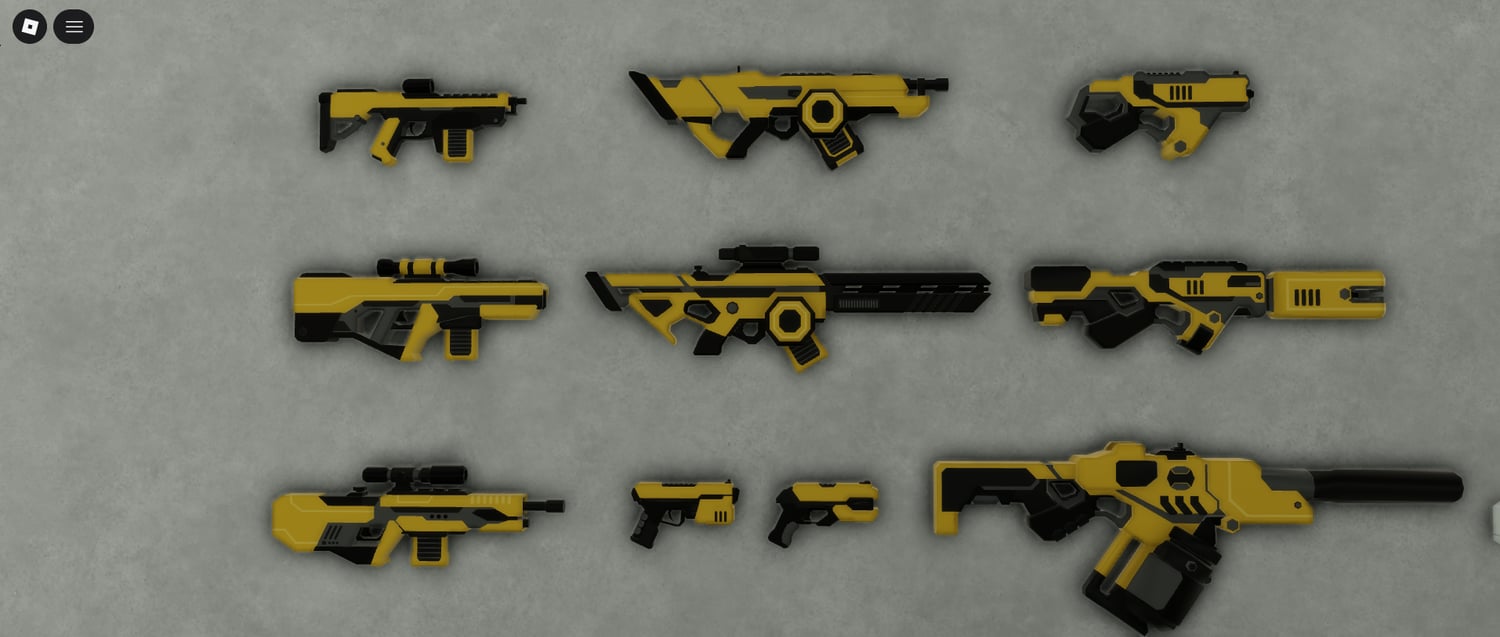 FREE Gun Scientifique Pack – Roblox Mid Poly Weapon Assets