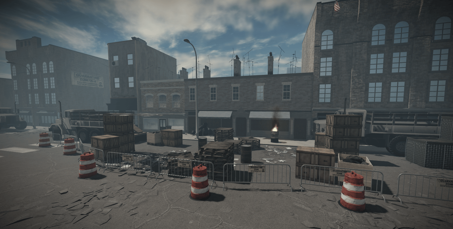 Large Realistic Roblox Post-Apocalyptic Urban Map Environment