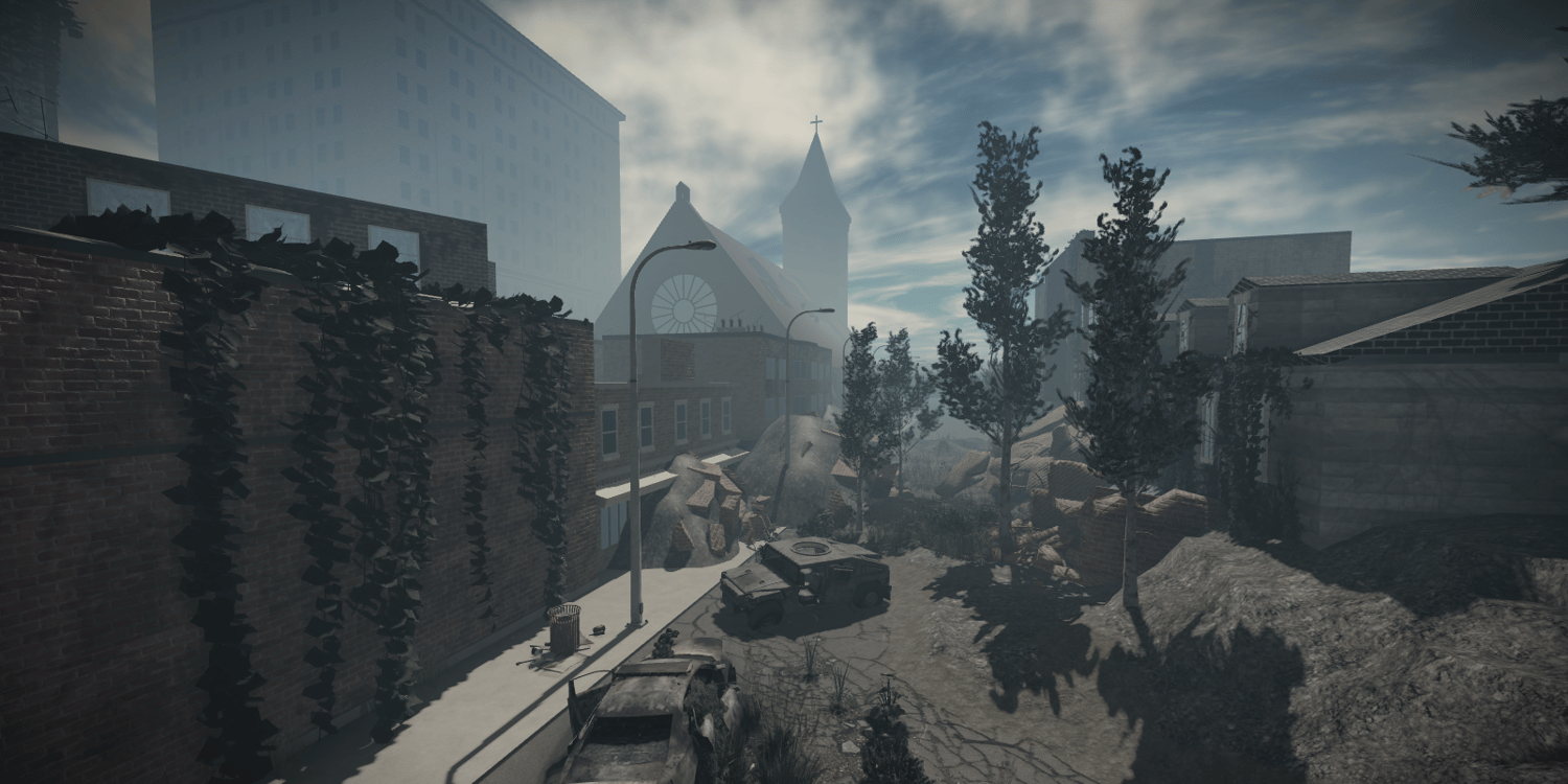 Large Realistic Roblox Post-Apocalyptic Urban Map Environment