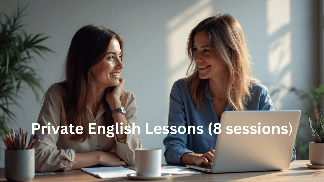 Private English Lessons (8 Sessions) - Payhip