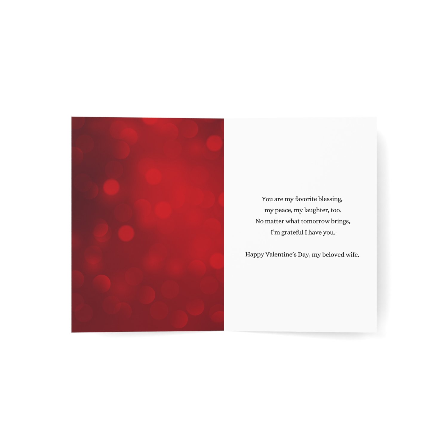 Physical Valentine's Greeting Card - To The Woman I Love - Payhip
