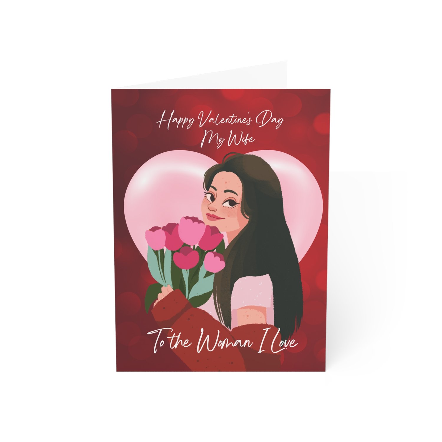 Physical Valentine's Greeting Card - To The Woman I Love - Payhip