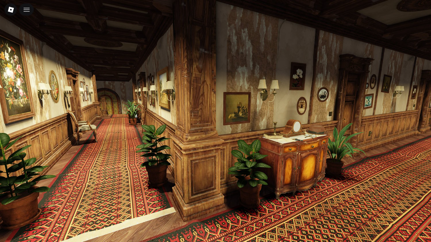 FREE Antique House – Roblox Two-Floor Interior Asset Map