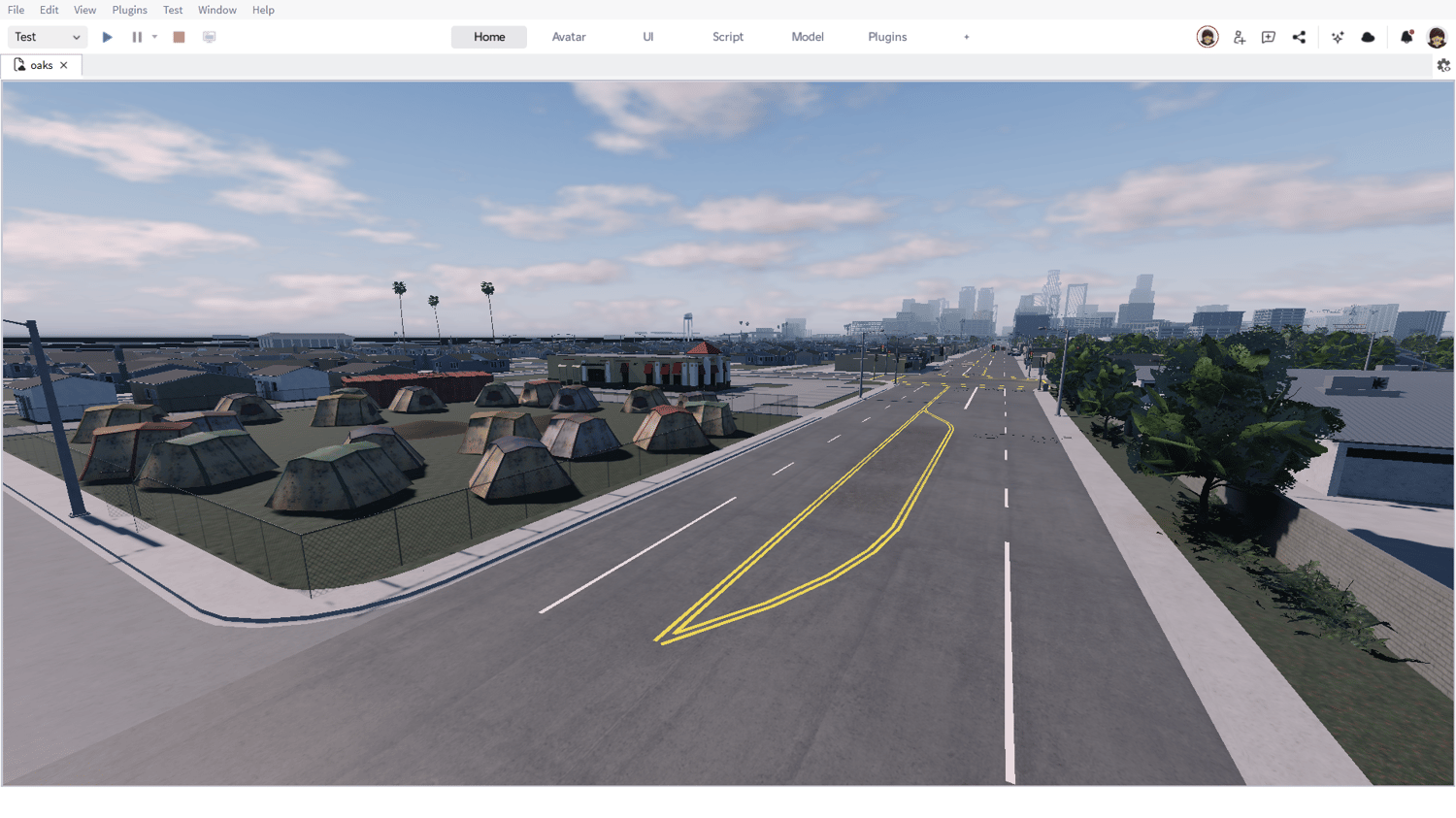 FREE Oaks California – Roblox Huge Driving City Map