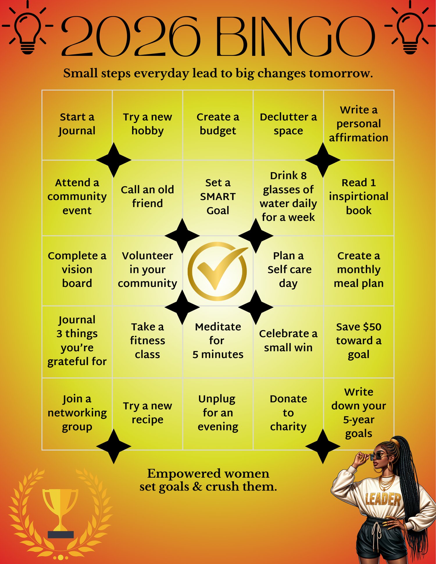 2025 GOAL Setting Bingo Card - Payhip