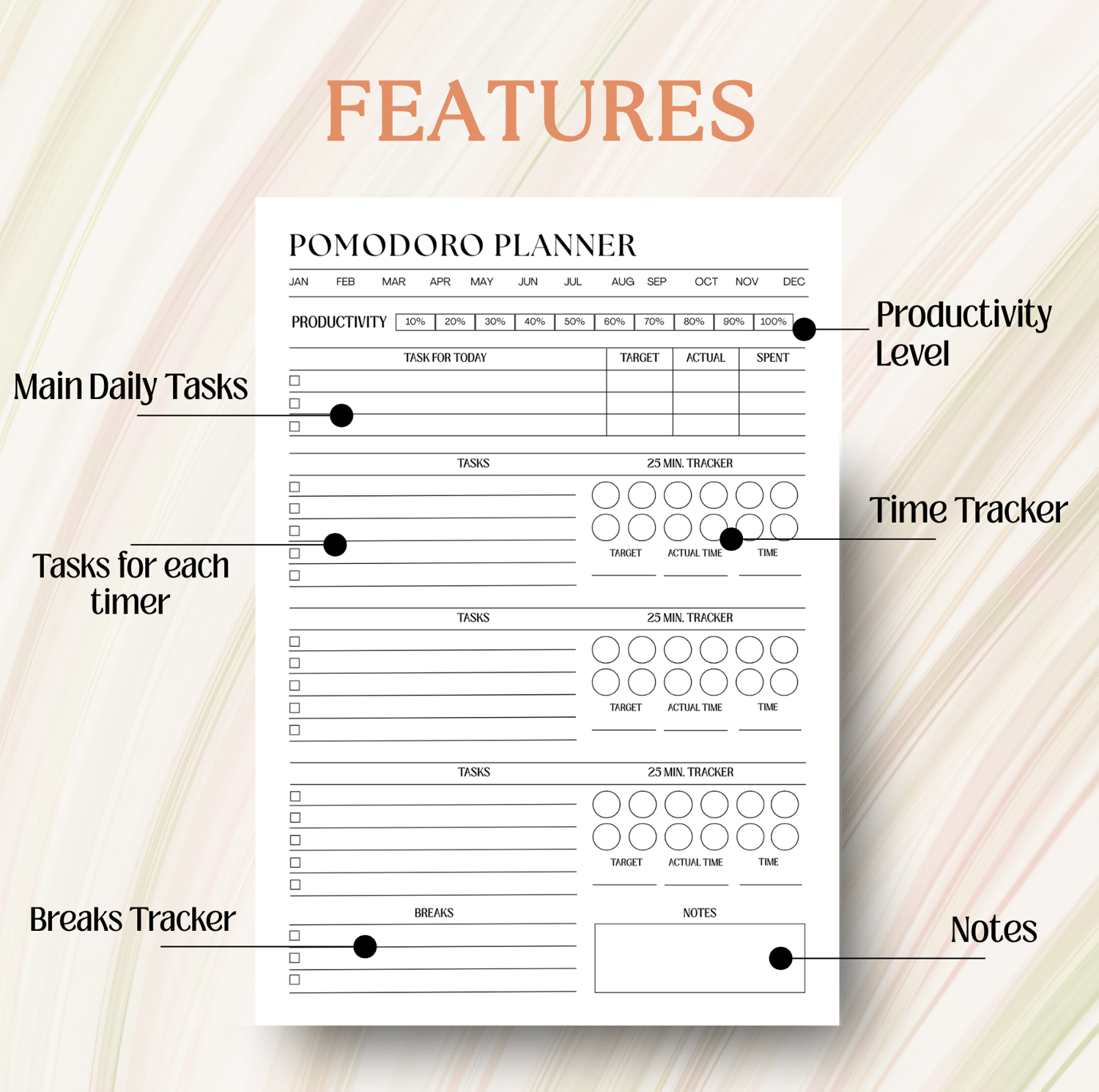 Student Focus & Pomodoro Time Planner — End Study Distractions with a ...