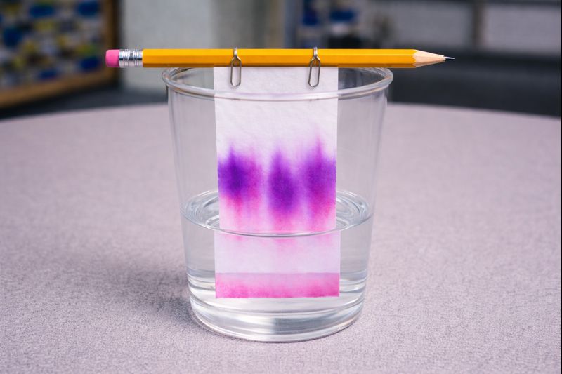 Valentine's Science: Separate Ink Colours with Chromatography