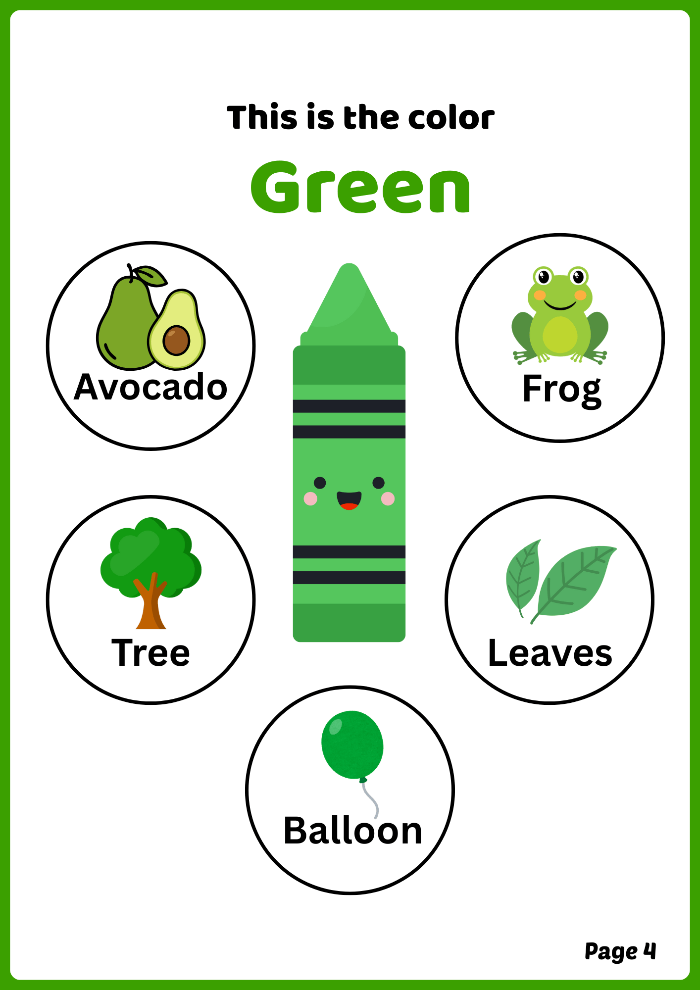 Let’s Learn the Colors — Printable Coloring & Matching Activities for ...