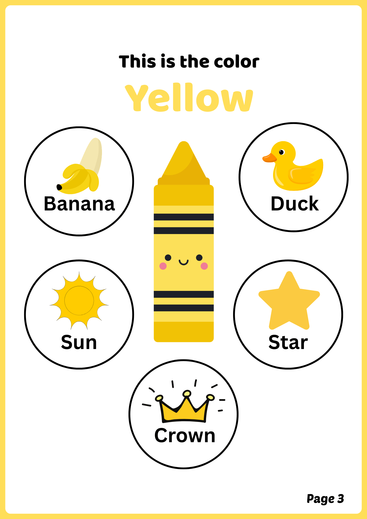 Let’s Learn the Colors — Printable Coloring & Matching Activities for ...