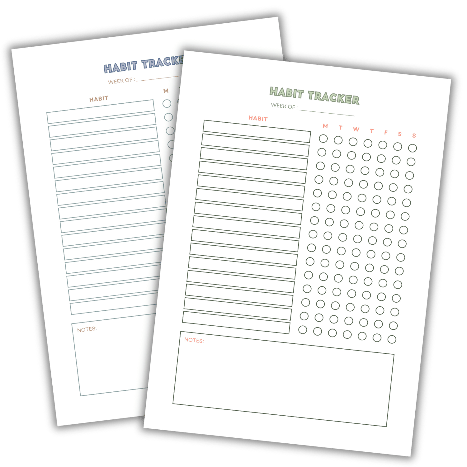 Printable Digital Habit Tracker - Payhip