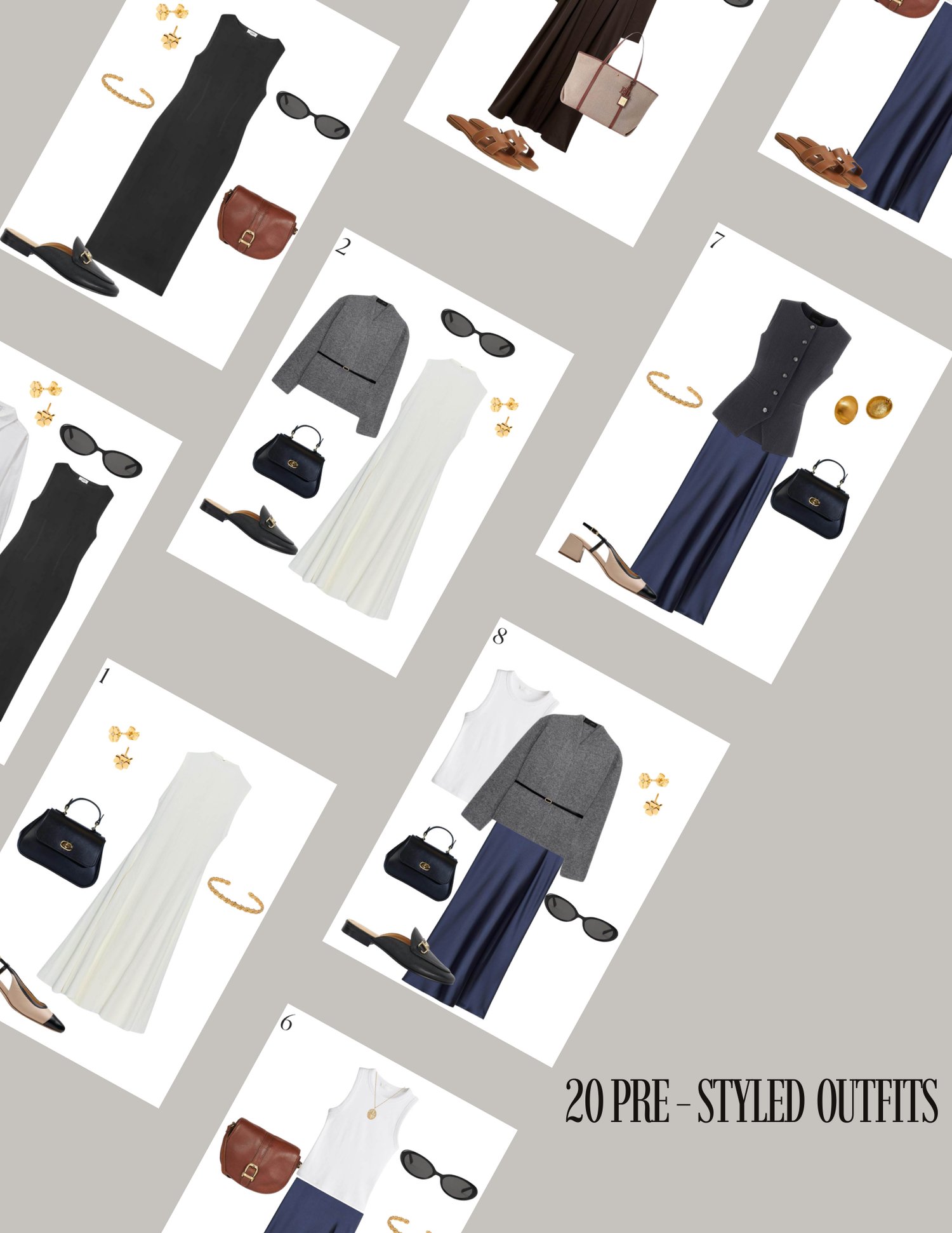 Old Money Capsule Wardrobe, 20 Spring/Summer Pre-Styled Outfits, 2026 ...