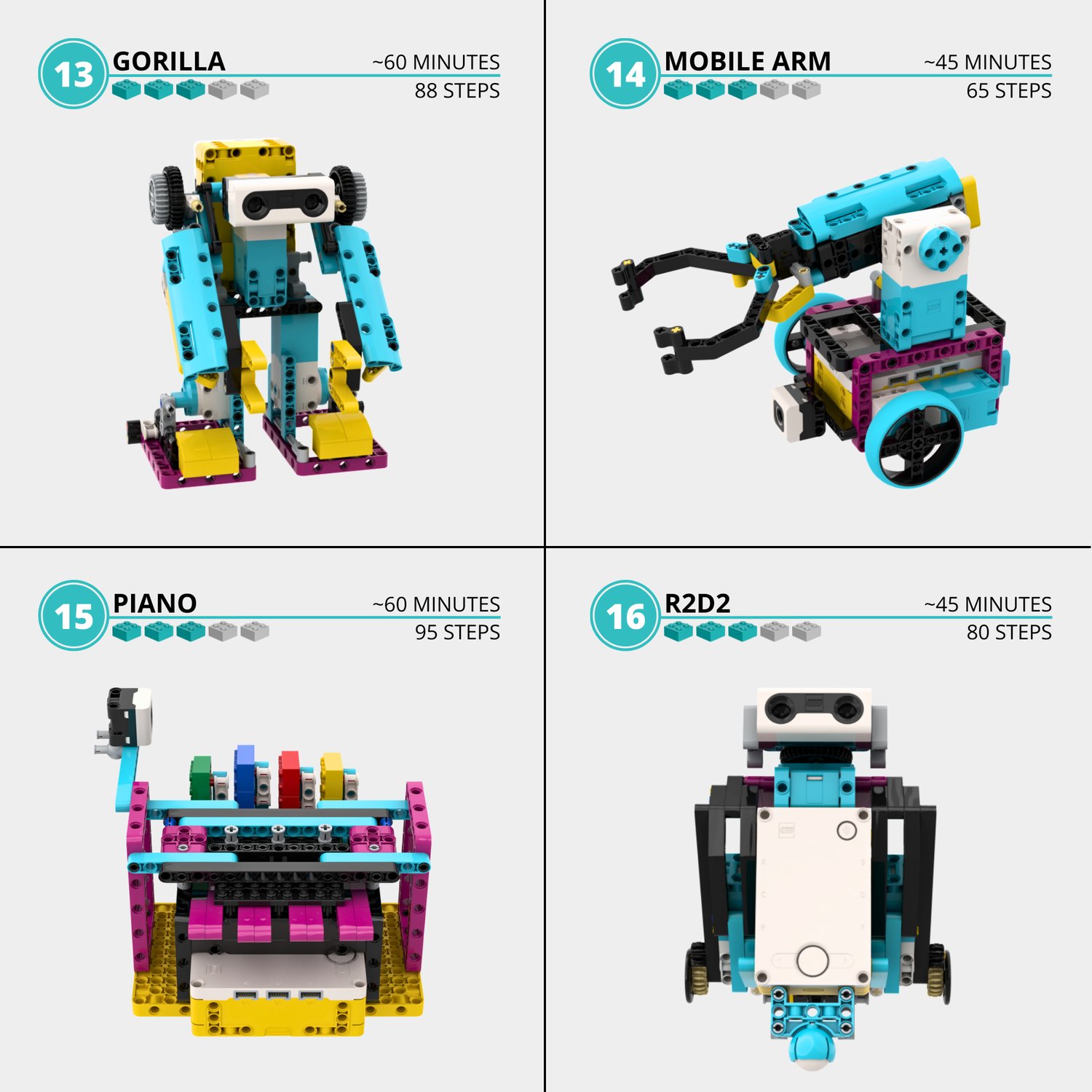 SPIKE Prime - Pack 1 (24 Projects) - Payhip