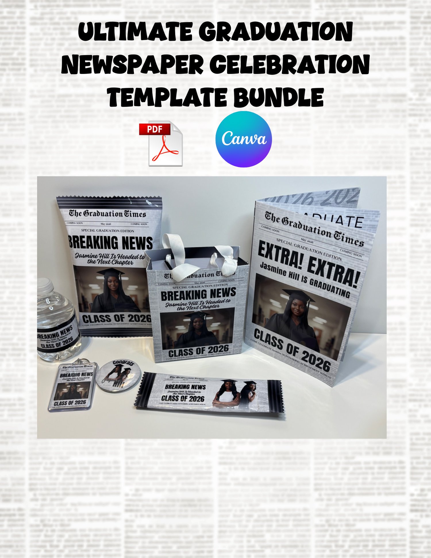 Ultimate Graduation Newspaper Celebration Bundle - Payhip