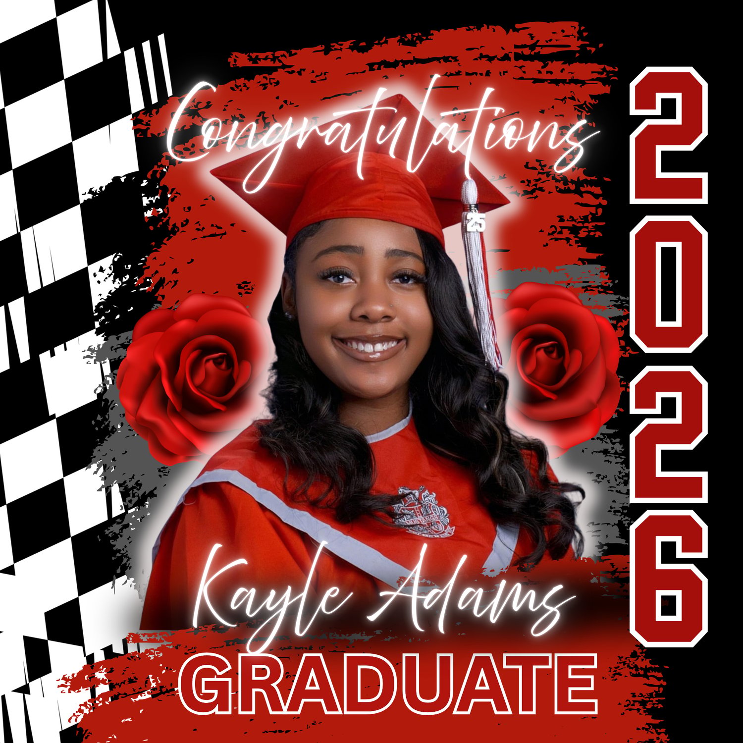 Congratulations Graduate Editable Canva Template - Payhip