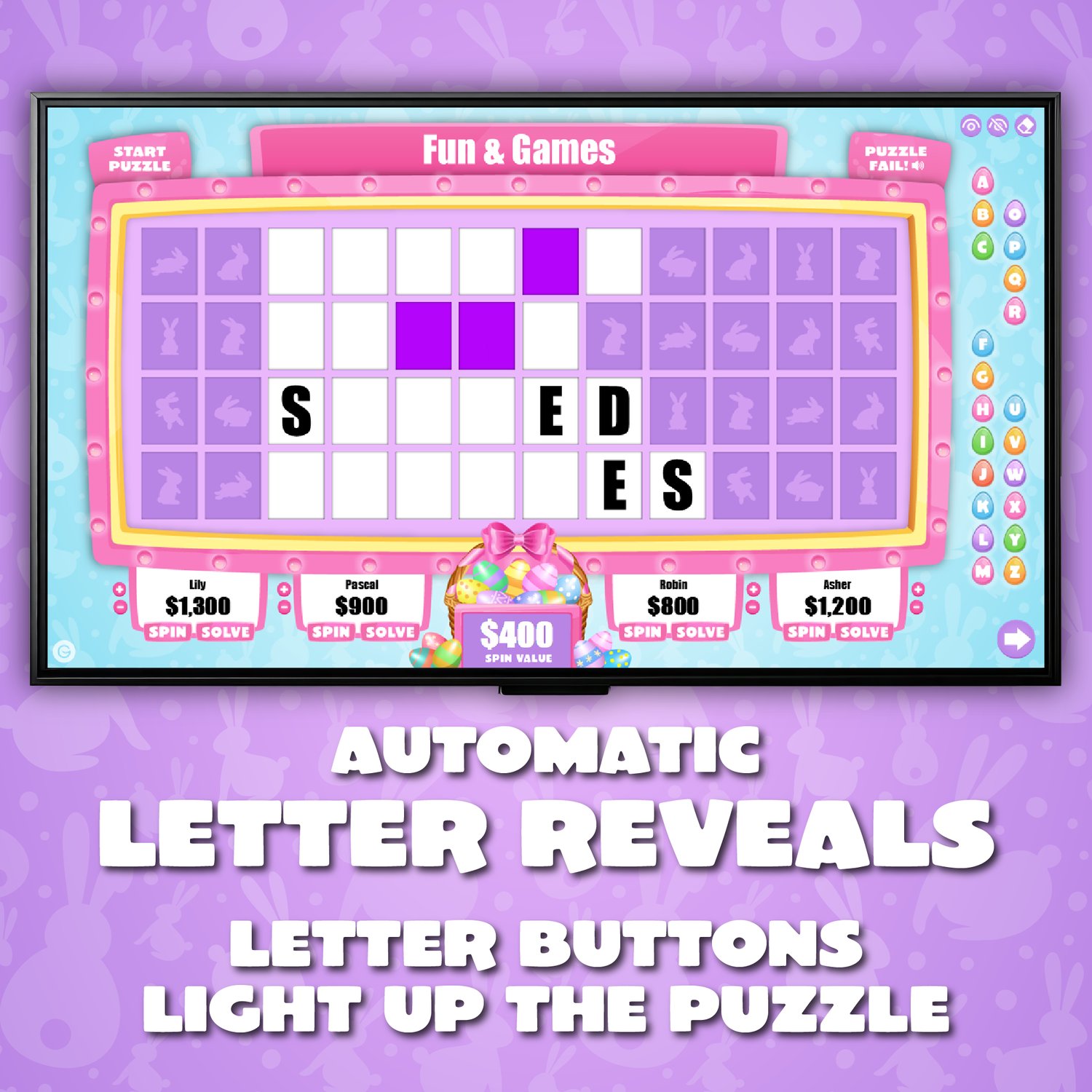 Easter Spin It To Win It PowerPoint Game