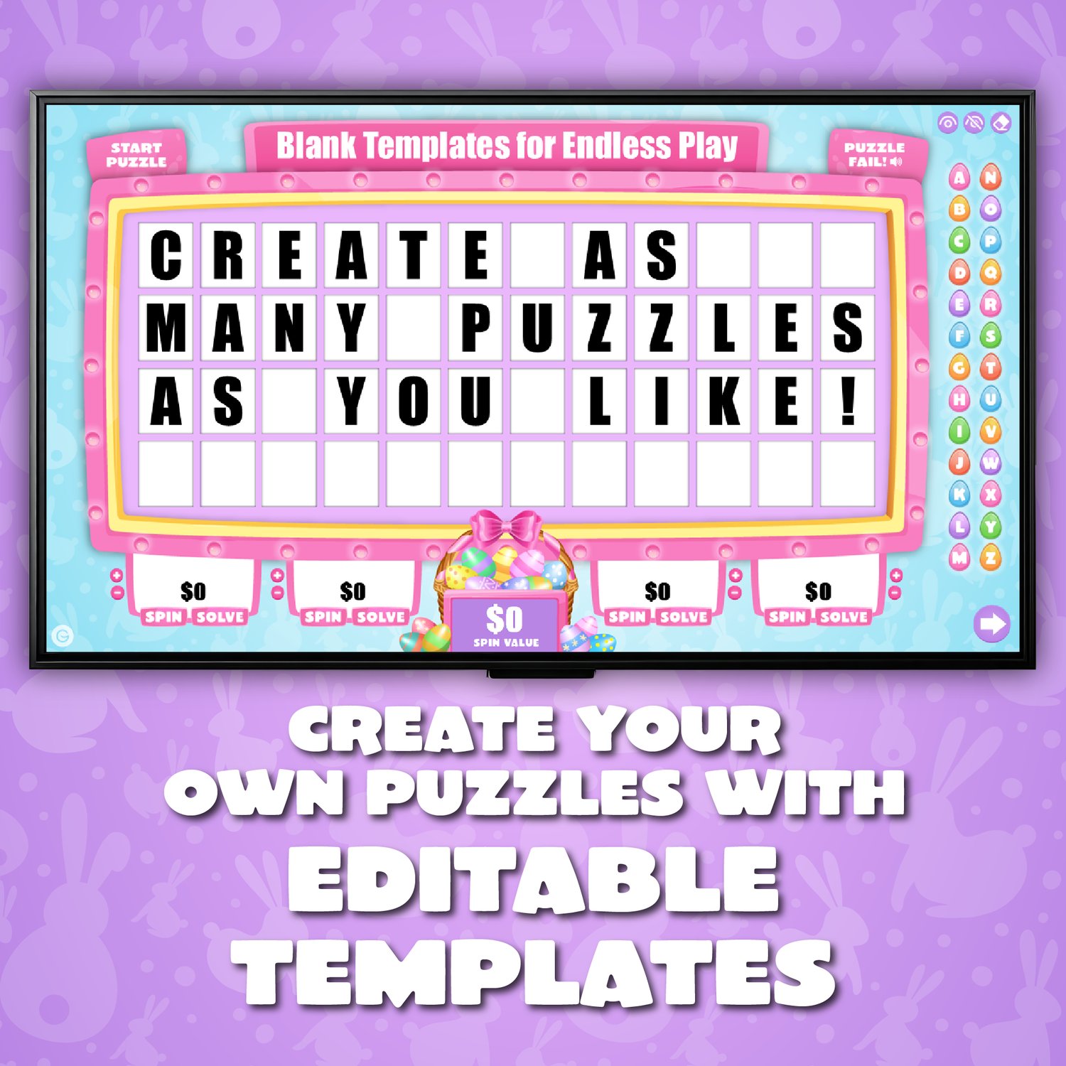 Easter Spin It To Win It PowerPoint Game