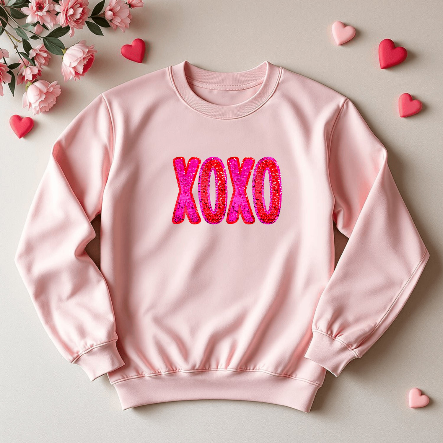 Glitter XO XO – Pink & Red Valentine PNG - Payhip