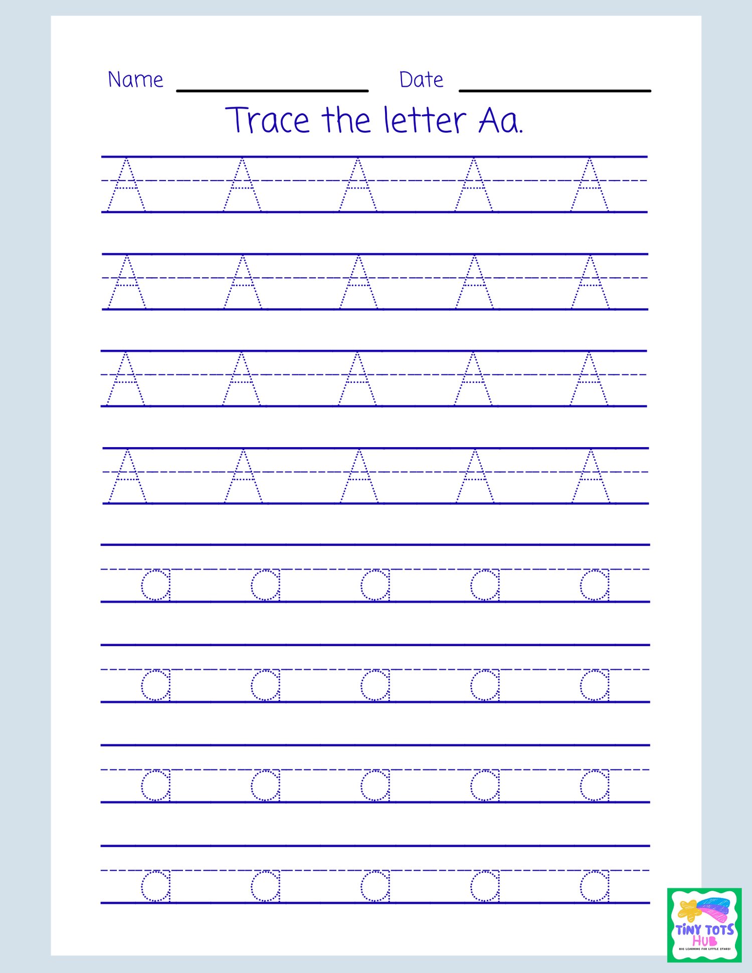 Aa to Zz alphabet practice workbook - Payhip