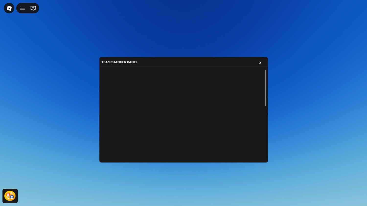 Team Changer UI – Roblox Team Selection Interface