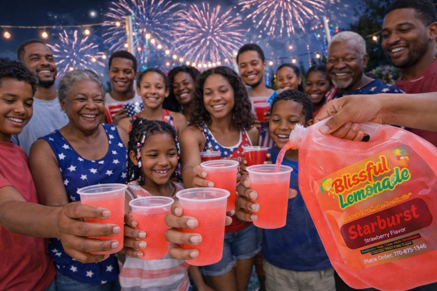 Blissful Lemonade Starburst (Strawberry Flavor) 1 Gallon - Payhip