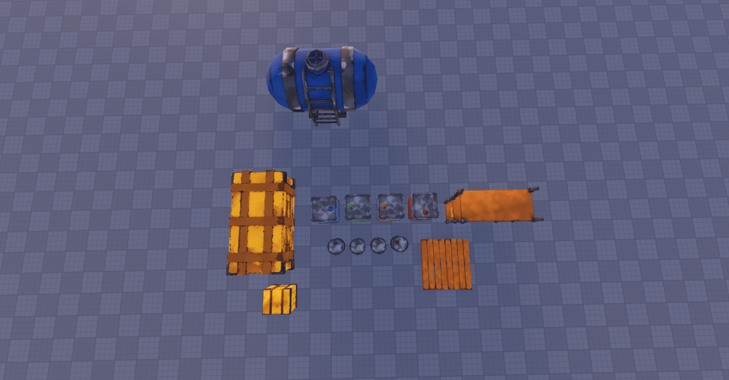 Roblox Stylized Storage Props & Assets Pack