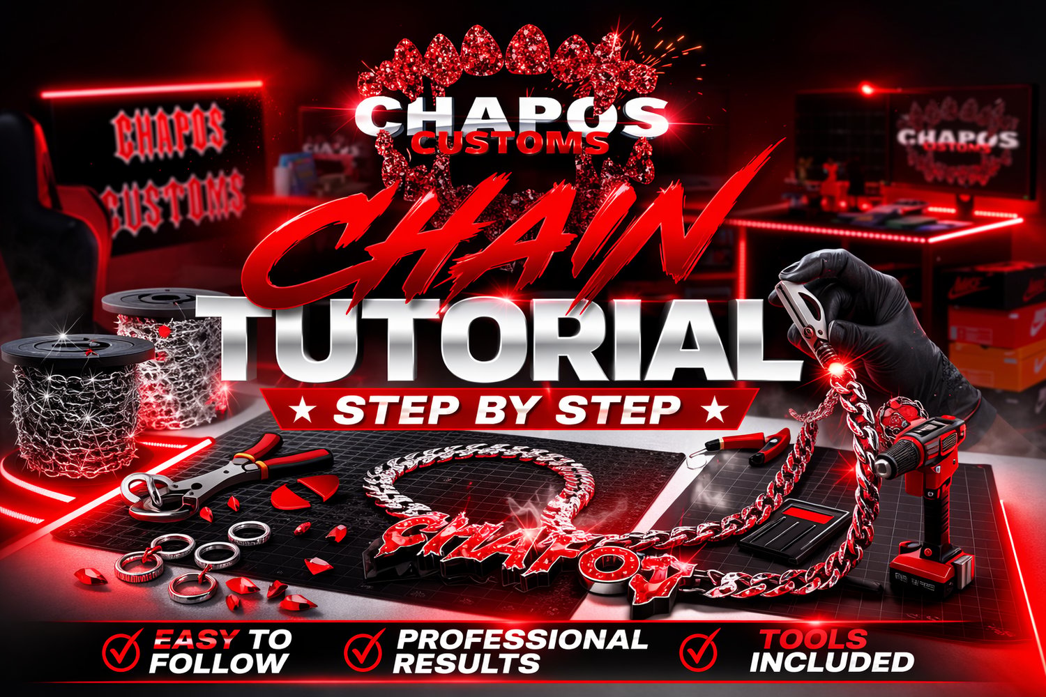 𝐅𝐢𝐯𝐞𝐌 𝐂𝐡𝐚𝐢𝐧 𝐓𝐮𝐭𝐨𝐫𝐢𝐚𝐥 𝐁𝐮𝐧𝐝𝐥𝐞 | 𝐋𝐞𝐚𝐫𝐧 𝐂𝐮𝐬𝐭𝐨𝐦 𝐉𝐞𝐰𝐞𝐥𝐫𝐲 𝐅𝐨𝐫 𝐆𝐓𝐀 𝐕 | 𝐂𝐡𝐚𝐩𝐨𝐬 ...