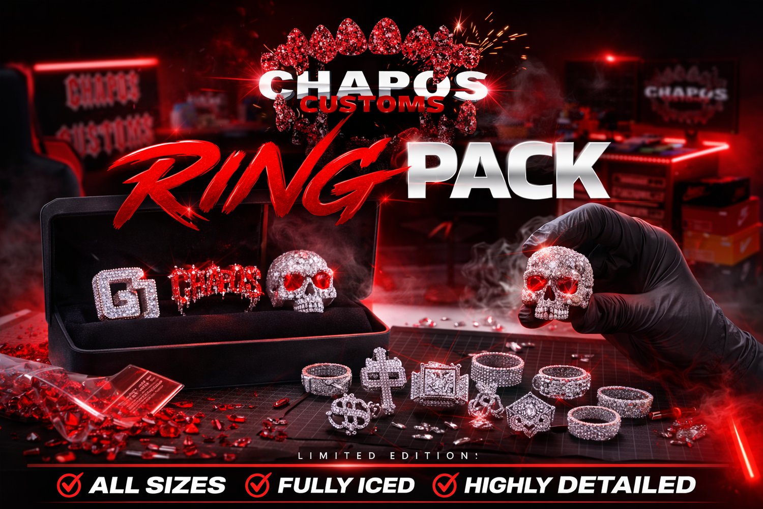 𝐅𝐢𝐯𝐞𝐌 𝐑𝐢𝐧𝐠 𝐏𝐚𝐜𝐤 | 𝟔𝟒 𝐂𝐮𝐬𝐭𝐨𝐦 𝐉𝐞𝐰𝐞𝐥𝐫𝐲 𝐌𝐨𝐝𝐞𝐥𝐬 𝐟𝐨𝐫 𝐆𝐓𝐀 𝐕 | 𝐂𝐡𝐚𝐩𝐨𝐬 𝐂𝐮𝐬𝐭𝐨𝐦𝐬
