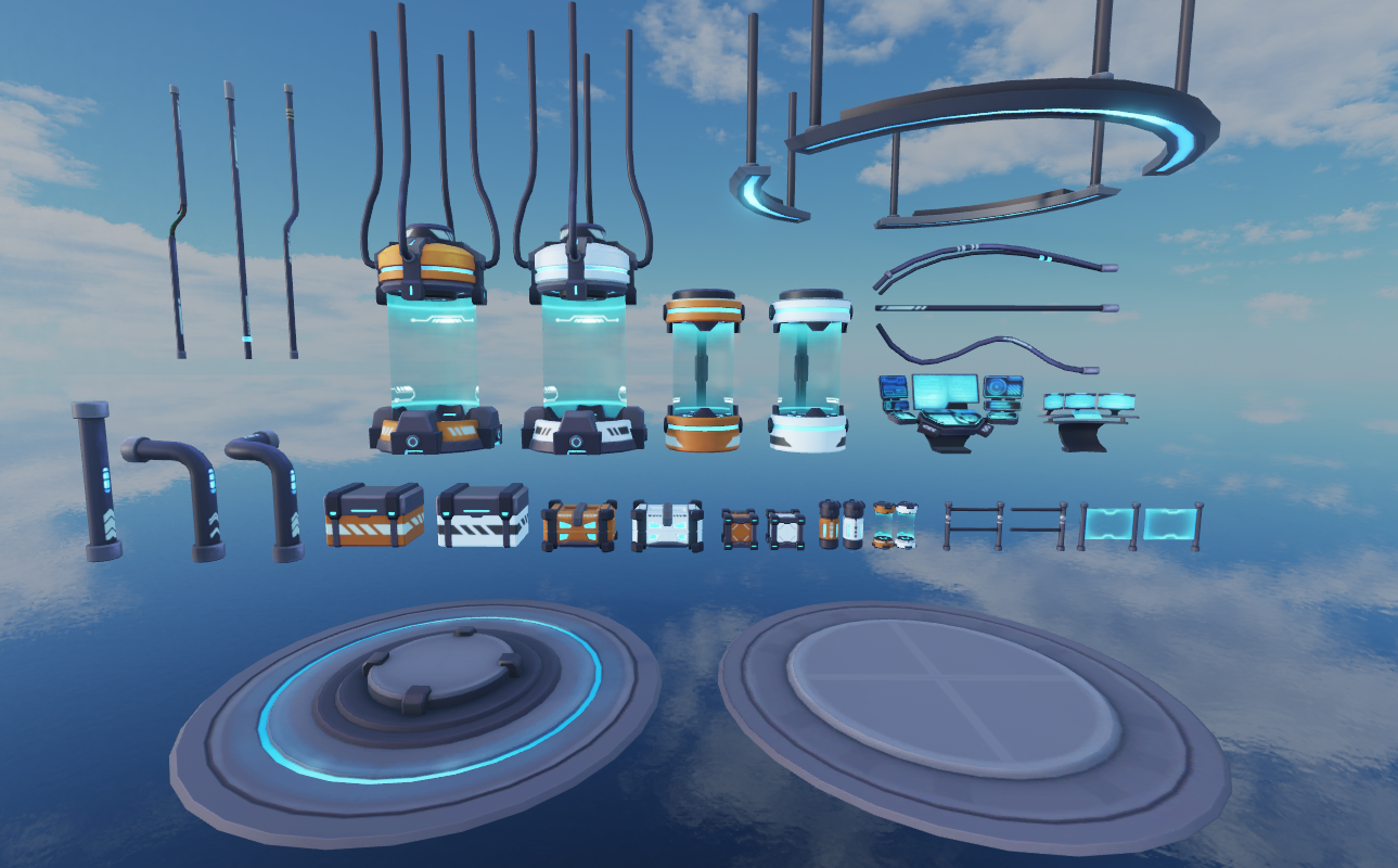 Roblox Futuristic Sci-fi Asset Pack