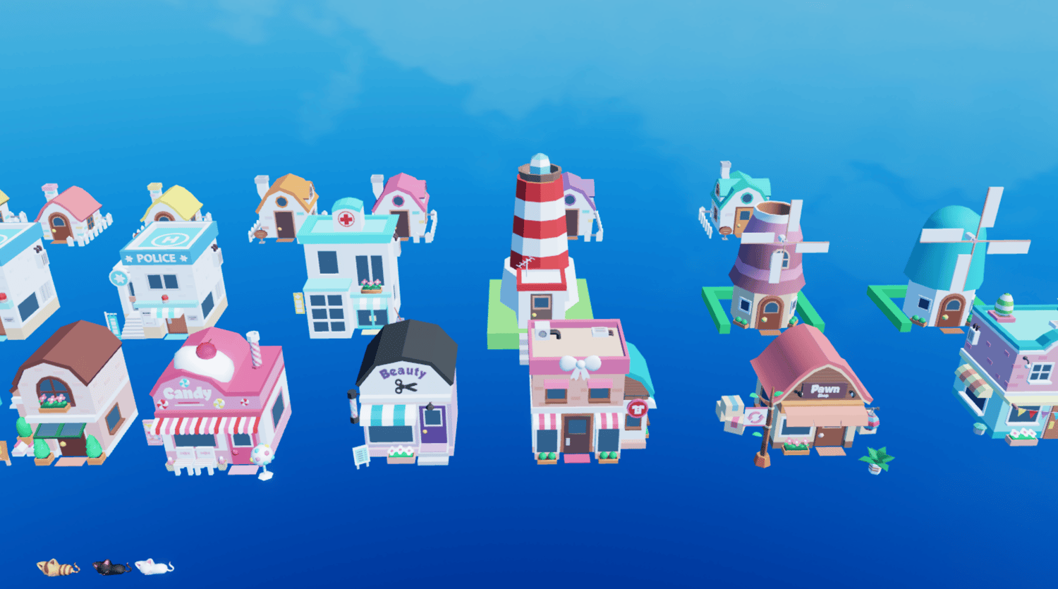 Roblox Low Poly City Asset Pack