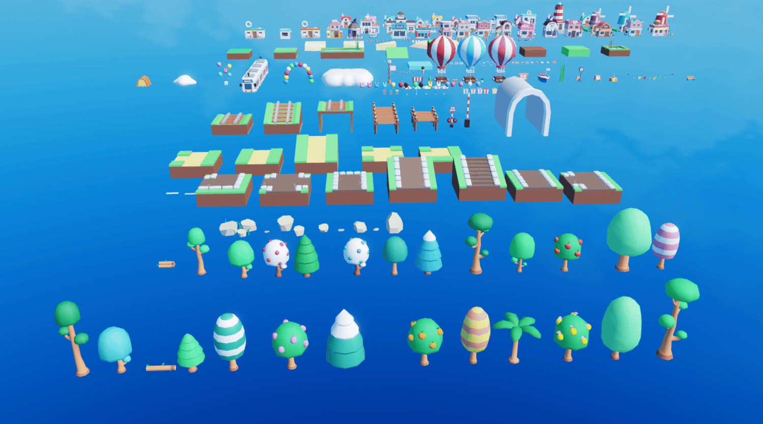 Roblox Low Poly City Asset Pack