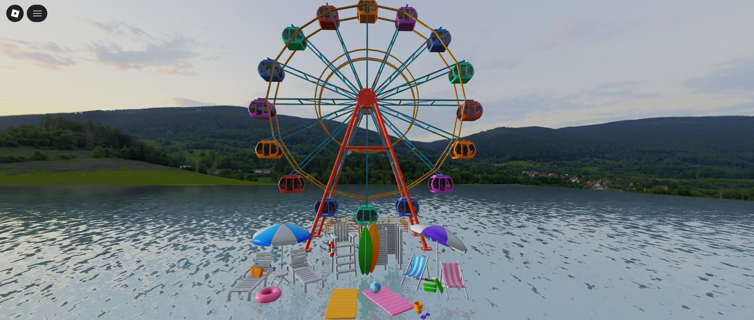 Free Beach Assets Pack – Roblox Coastal Environment Props