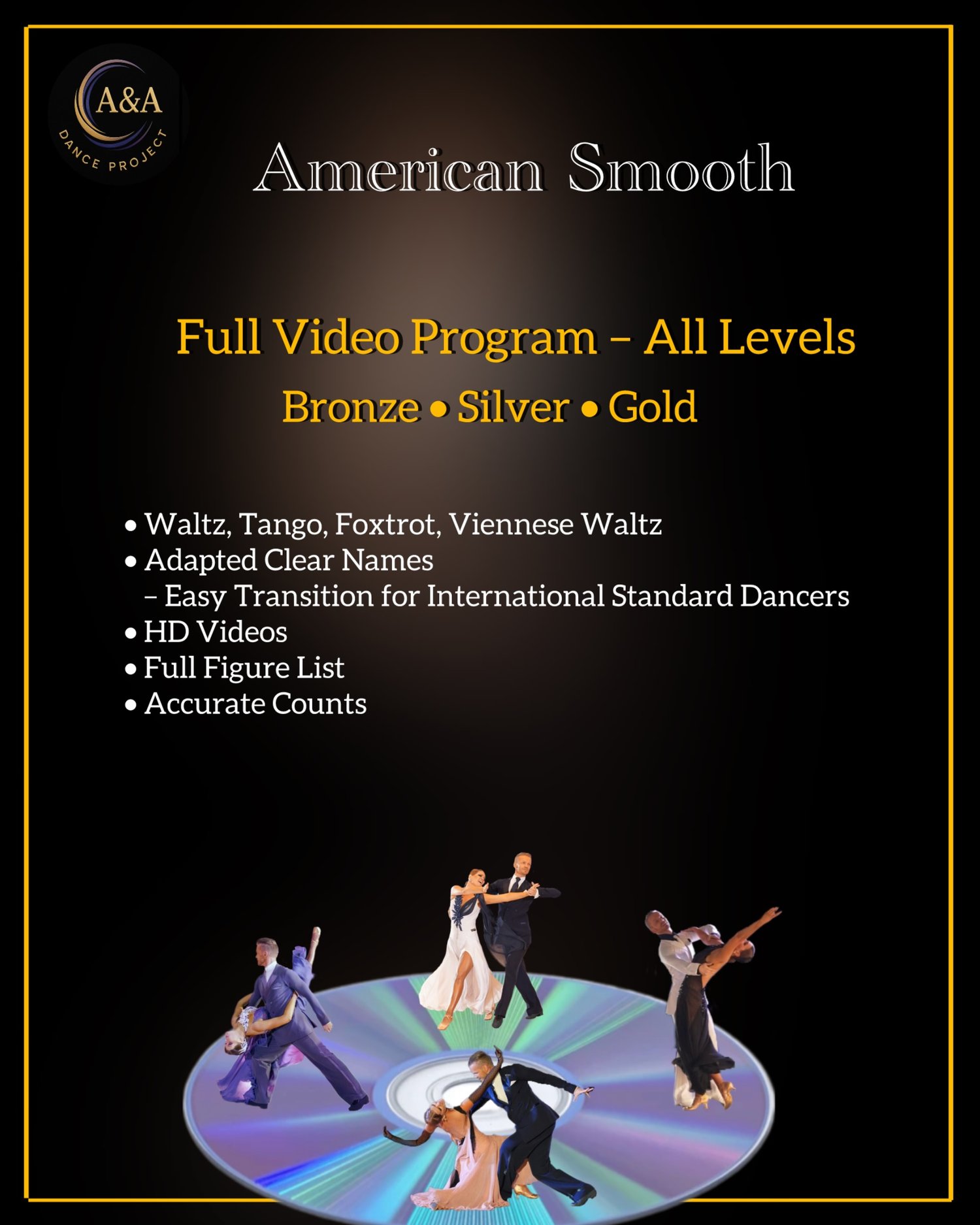 American Smooth Full Video Program – All Levels (Bronze, Silver, Gold ...