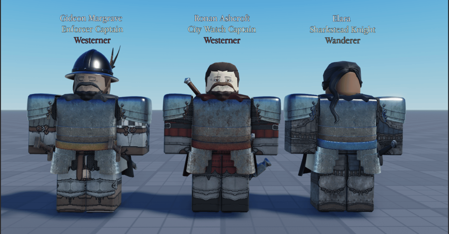 Roblox Medieval Soldier Morphs Pack