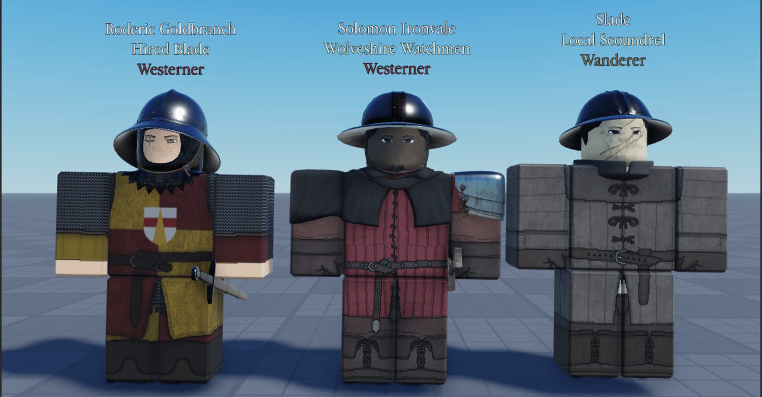 Roblox Medieval Soldier Morphs Pack