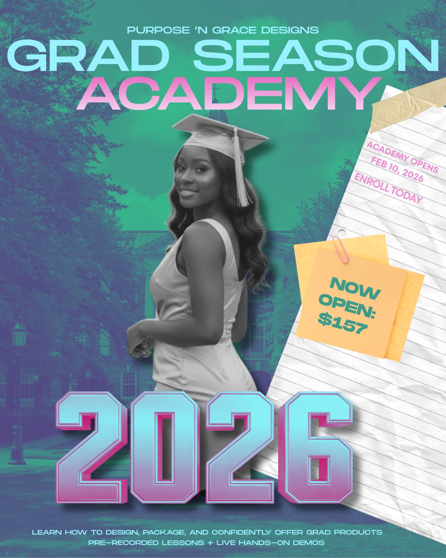 The Purpose ‘N Grace Grad Season Academy - Payhip
