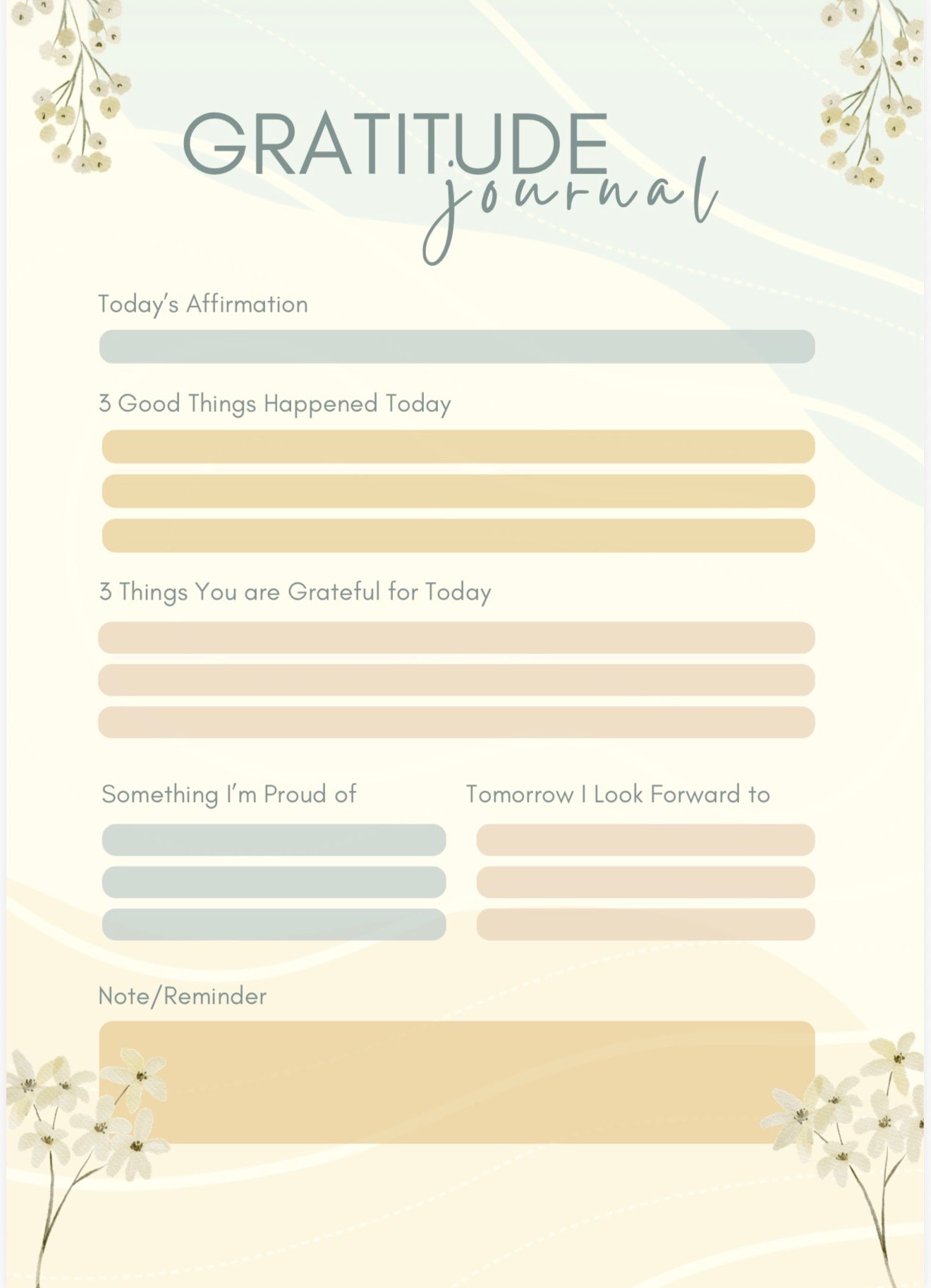 Counting My Blessings: 7 Day Gratitude Journal with Devotional - Payhip