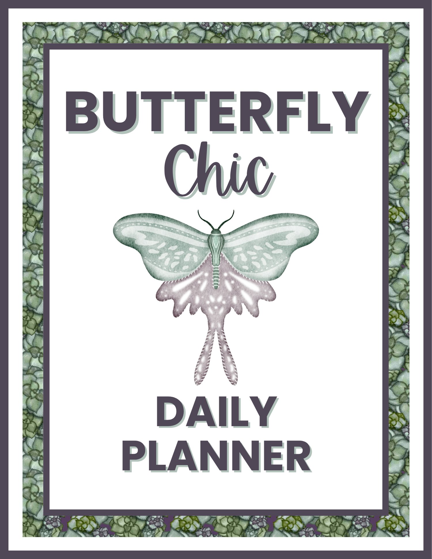 Daily Planner (Butterfly Chic) - Payhip