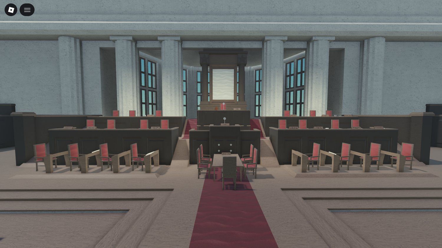 Free Parliament Building with Interior – Roblox Government Landmark