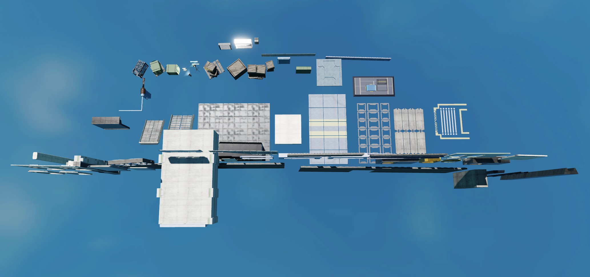 [NEW] Galactic Themed Sci-Fi FPS Roblox Modular Structures & Assets Pack