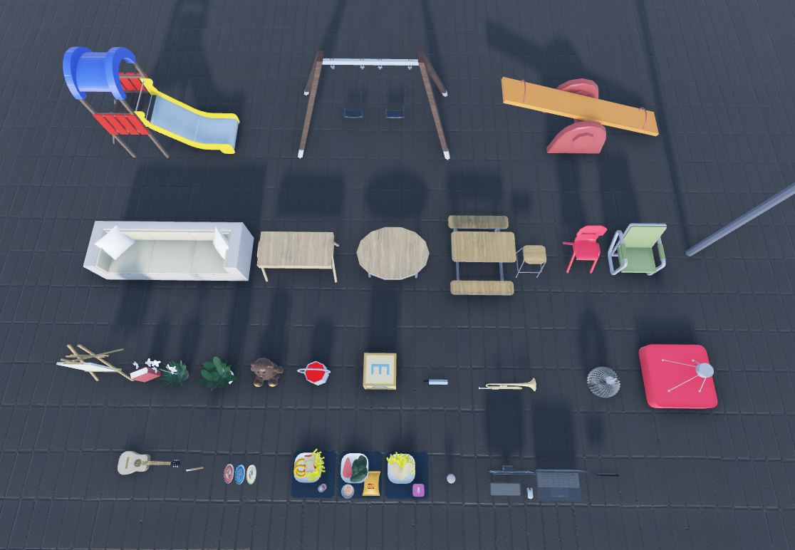 Roblox Furniture & Playground Asset Pack