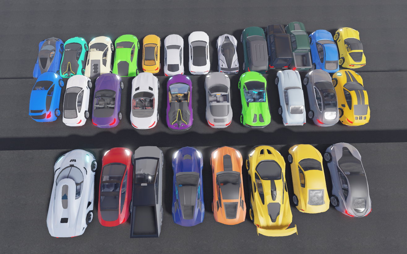 Ultimate 2025 Roblox Realistic Car Pack