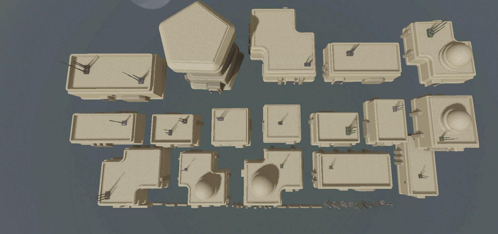 [LARGE] Roblox Modular Sci-Fi Fantasy Buildings & Props Kit