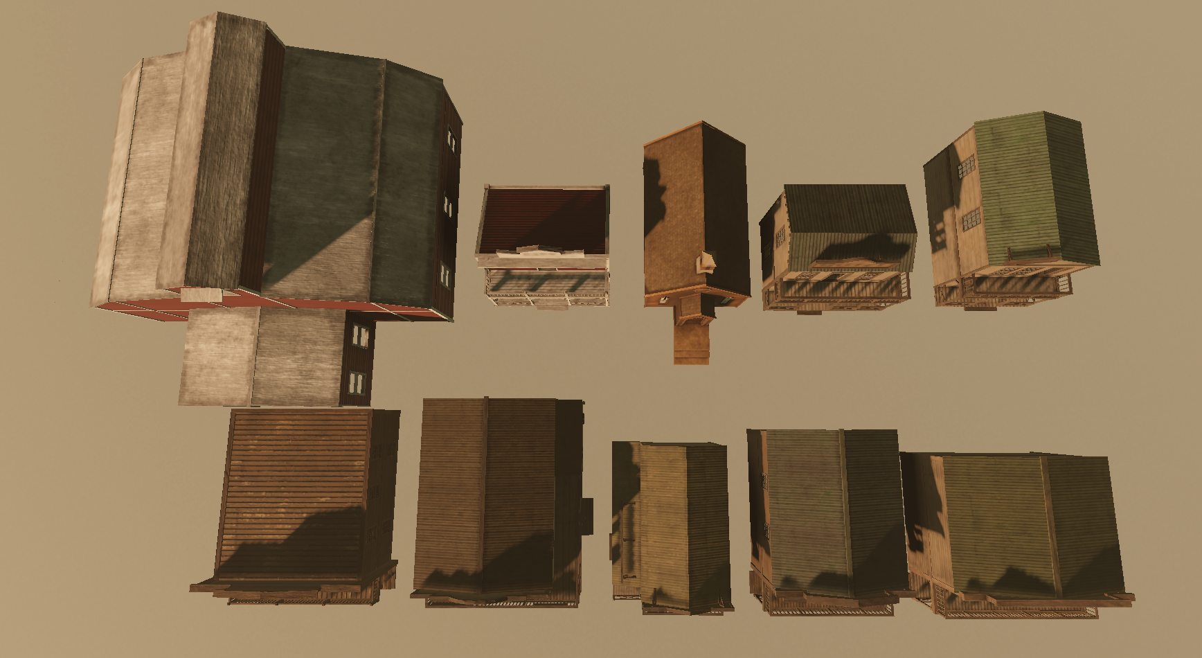 Wild West Roblox Town Buildings Starter Pack