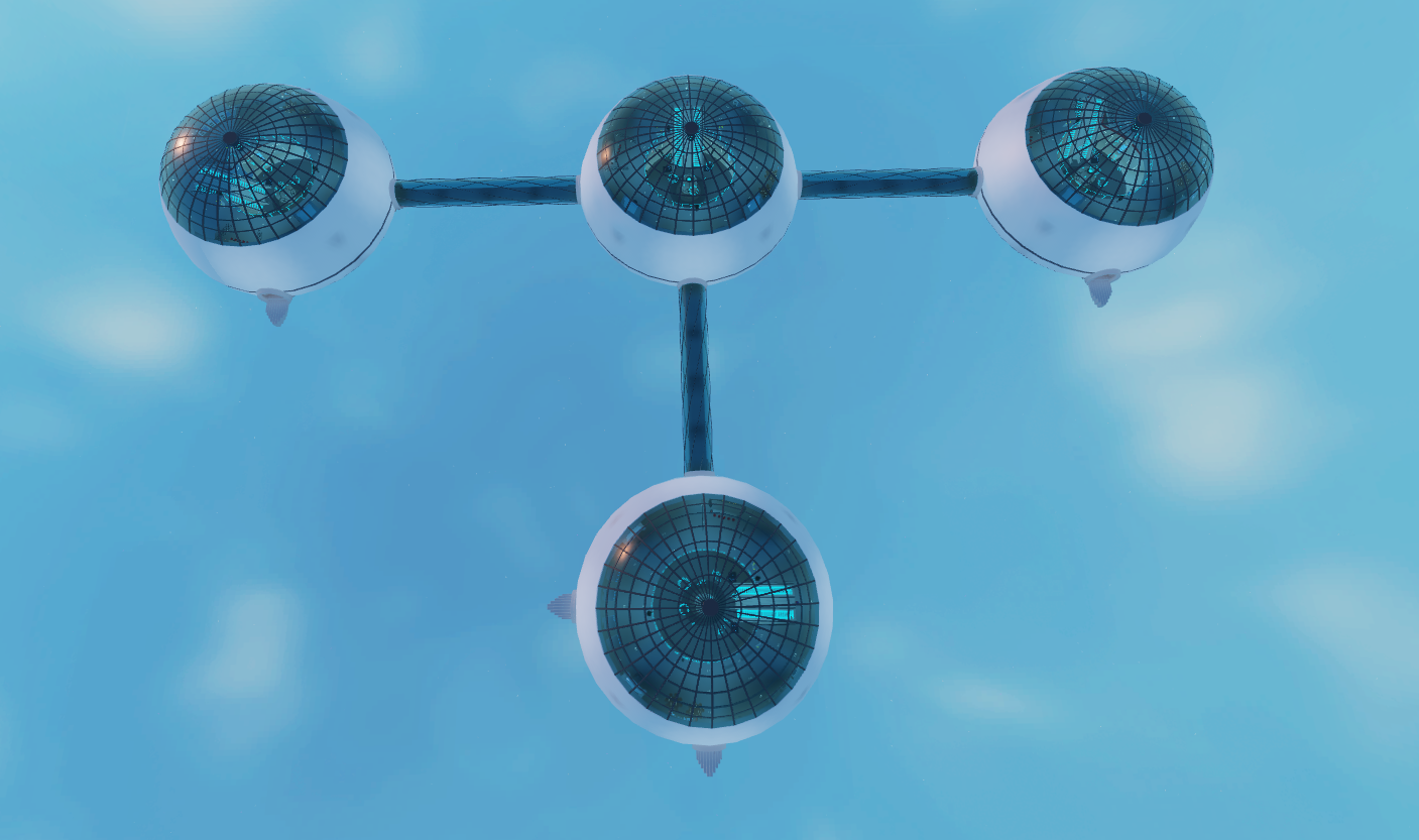 Modular Roblox SkyBall Futuristic Space Station Map – Sci-Fi Build