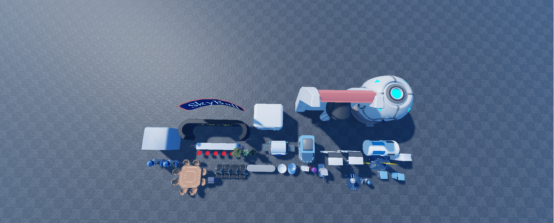 Roblox SkyBall Sci-Fi Environment Pack