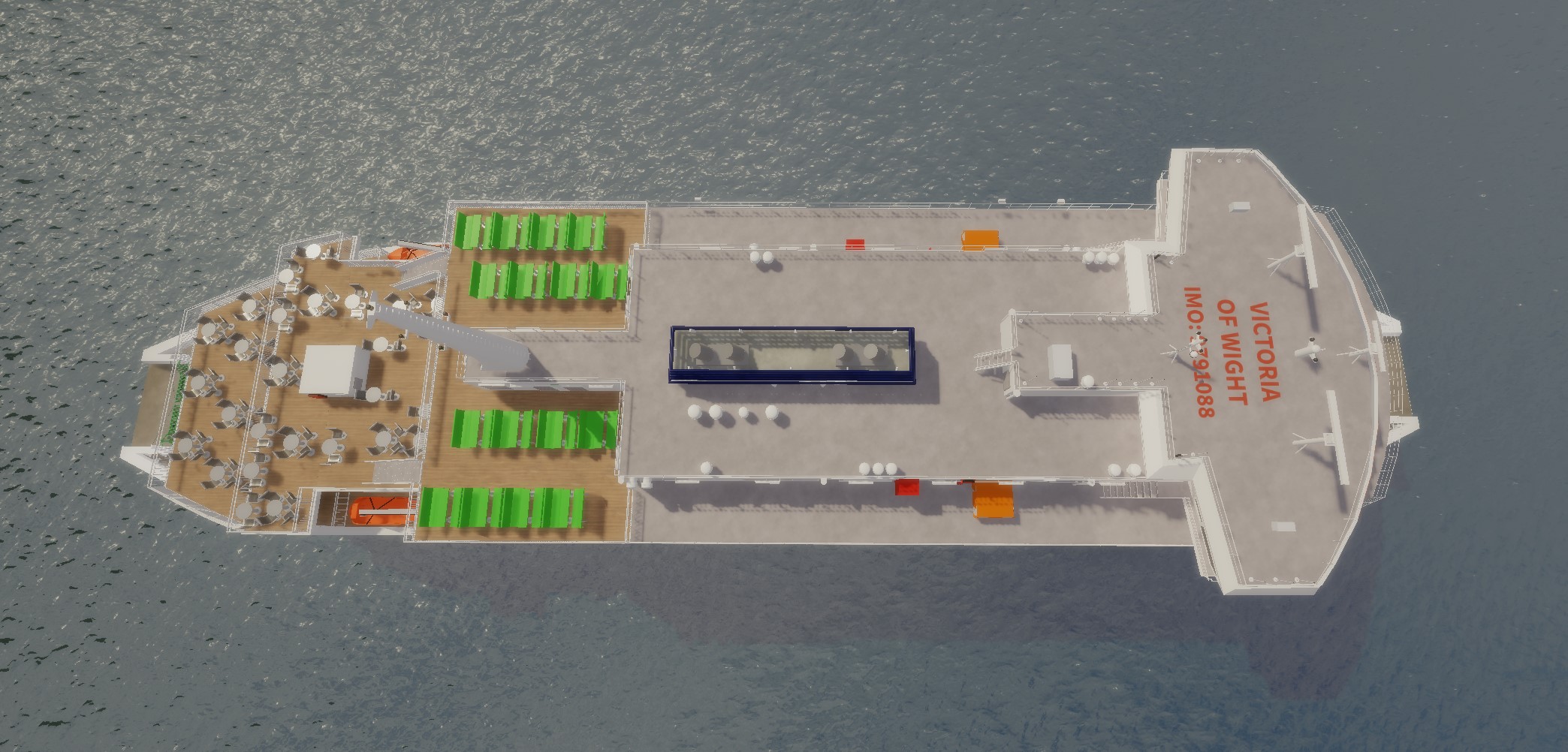 Roblox UK Hybrid Victoria Passenger Ferry Ship Model (Detailed Interior ...