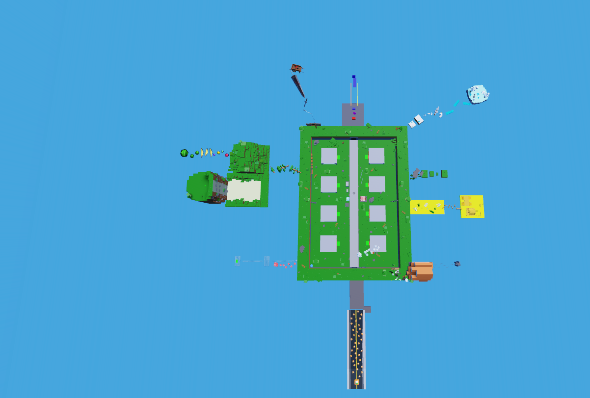 Roblox Steal a Brainrot – Floating Islands Stud-Themed Map (High Detail)