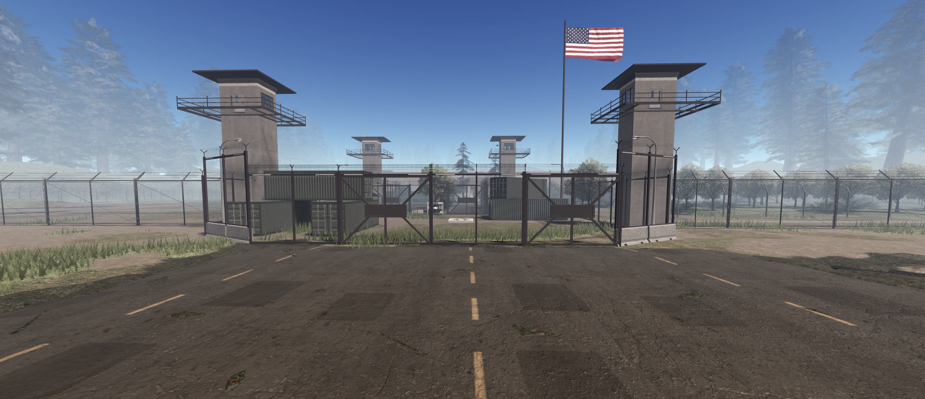 Roblox High Security Prison Yard Map
